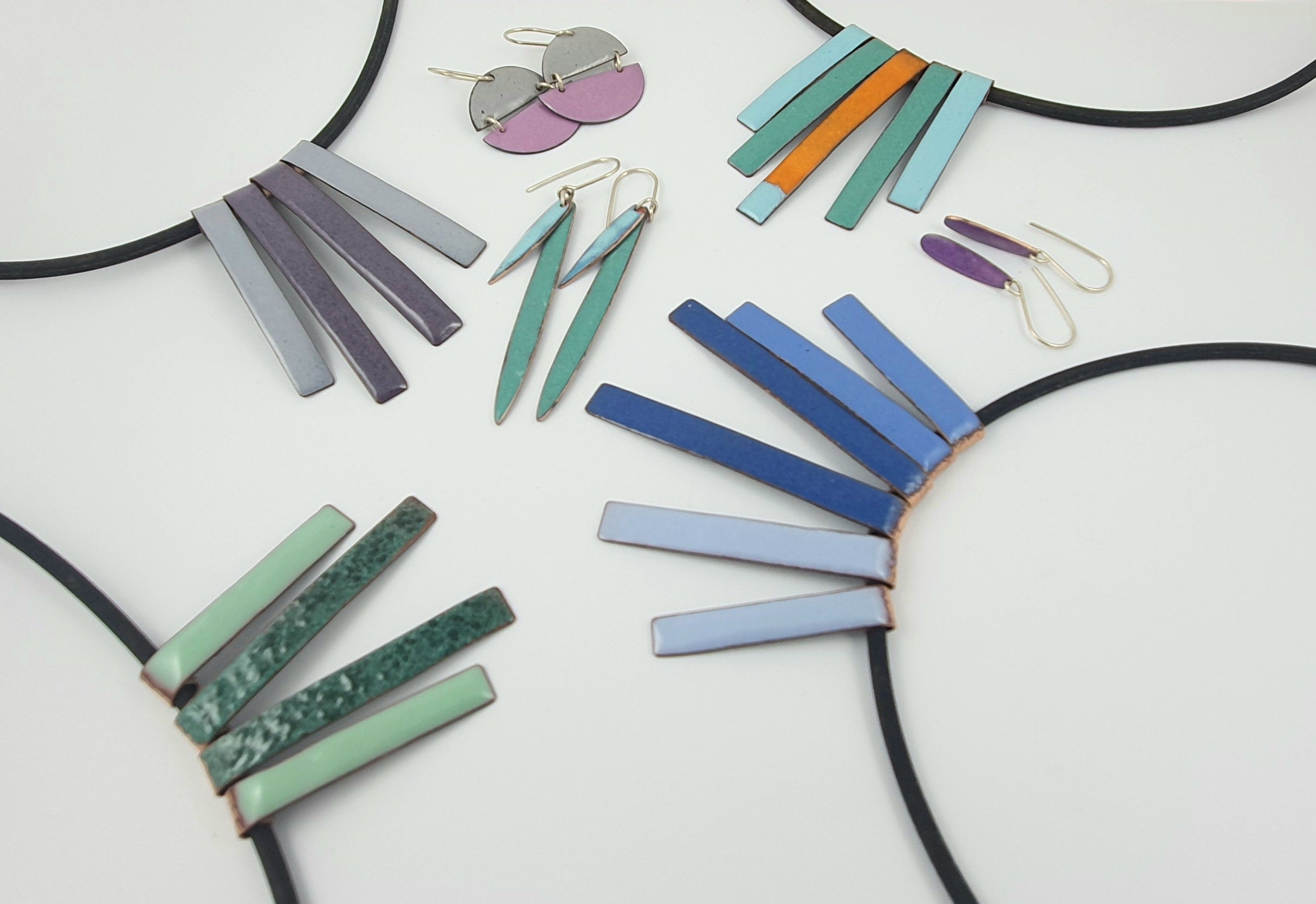 Vitreous Enamel Jewellery Handmade NZ - ZaZing Jewellery